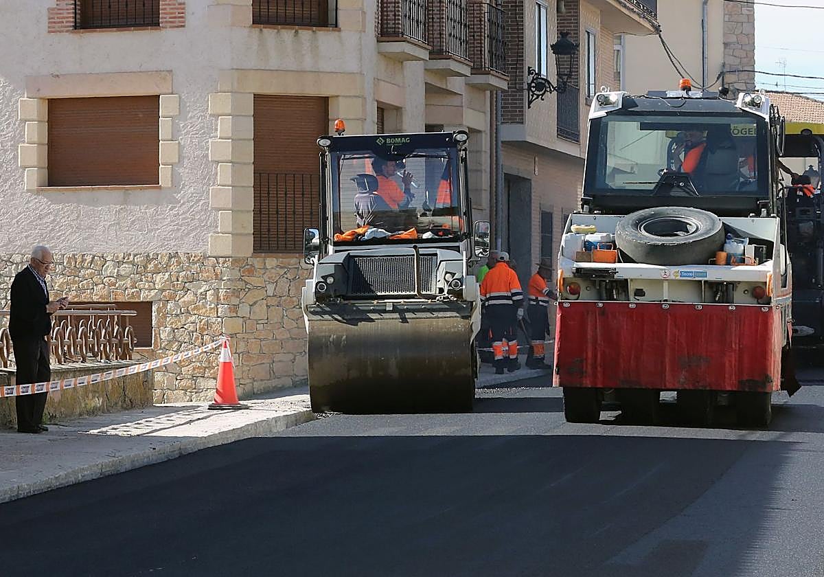 Obras en la travesía y la plaza de Turégano | El Norte de Castilla